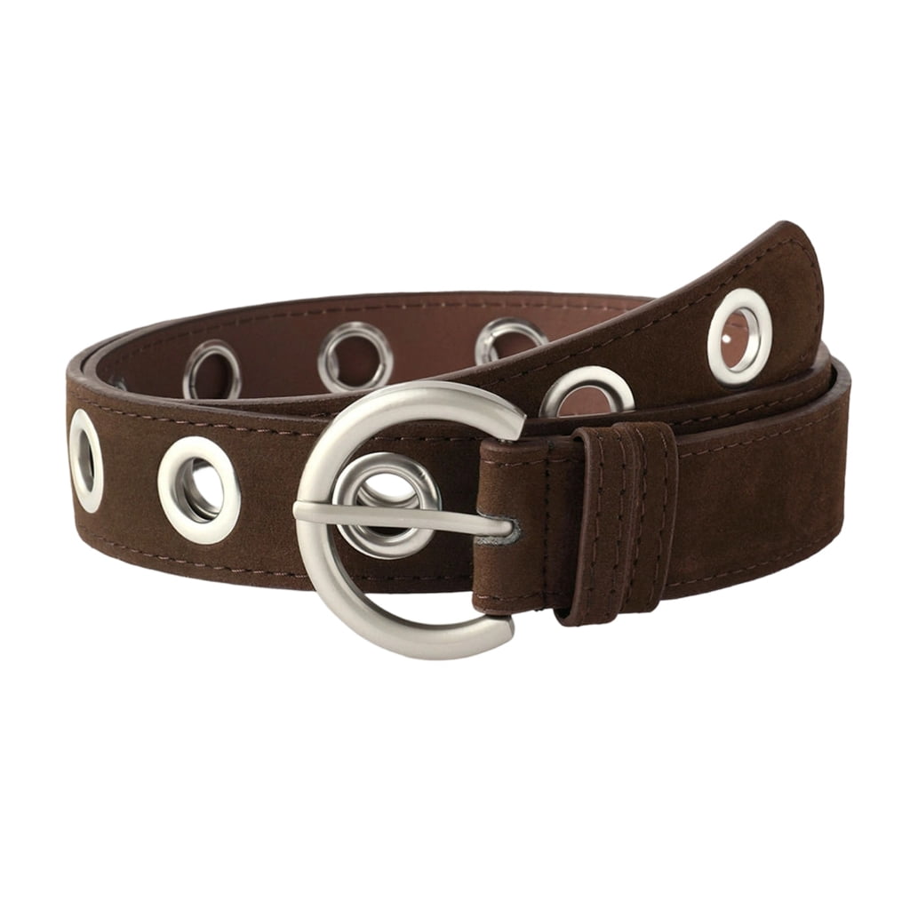 Aellinatey Stylish Punk Styles Metal Accent Belt for Men and Women ...