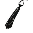 Aellinatey Stylish Unisex Tie Punk Chains Stars Decors Tie for Vaious ...