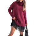Aellinatey Stylish Women's Mini Dress and Turtleneck Sweater Ensemble ...