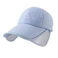Aellinatey Summer Sun Hat with Long Brims for Protection & Ponytail ...