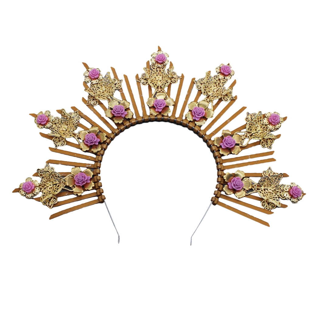 Aellinatey SunGoddess Baroque Tiaras Crowns Headband DIY Lolitaa Crowns ...