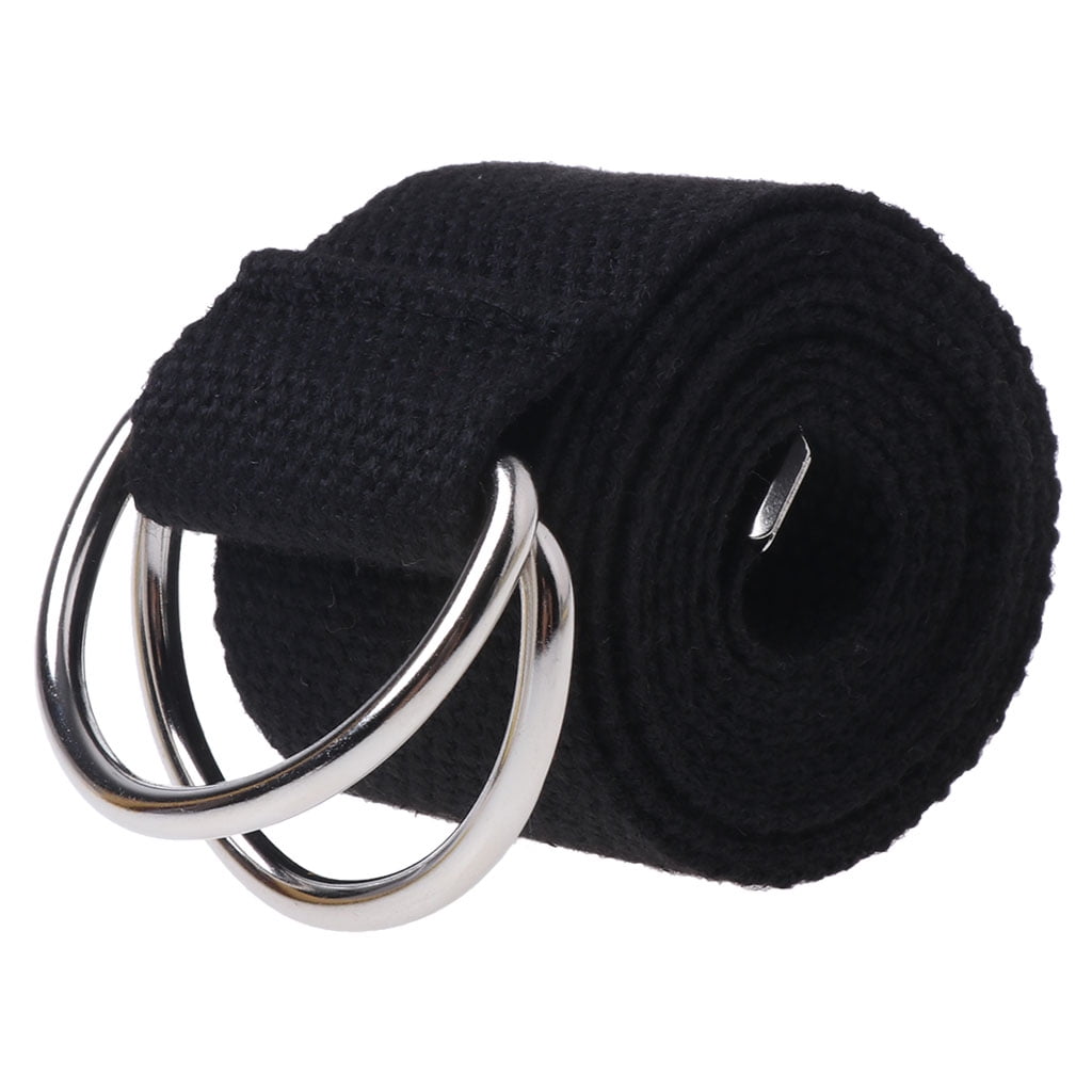 Aellinatey Teenager Boys Girls Students Double Ring Buckle Waist Belt ...