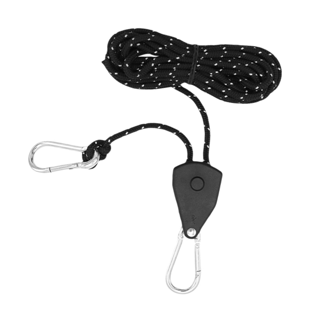 Aellinatey Tent Rope Pulleys Adjuster Rope Fixed Buckle Ratchet Pulleys ...