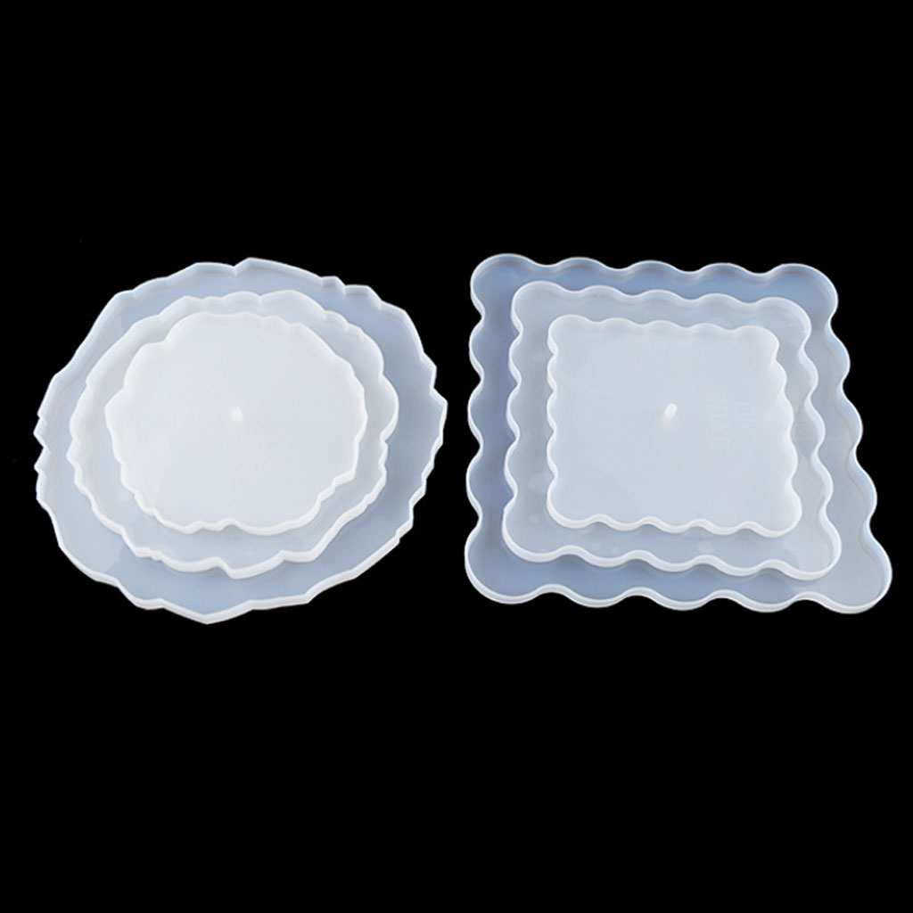 Aellinatey Three-Layer Cake Tray Fruit Table DIY Silicone Mold Resin ...