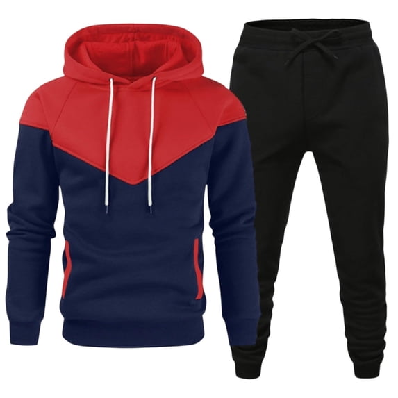 Aellinatey Track Suits Mens 2 Piece Hoodies with Sweatpants Sets Casual ...