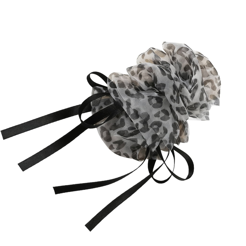 Aellinatey Trendy Hair Grip For Ponytail Bun Twist Plastic Claw Leopard ...