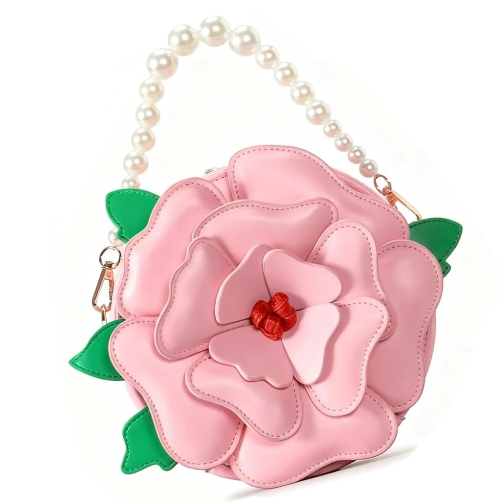 Aellinatey Trendy Round Shoulder Bag With Pearls And Practical Storage ...