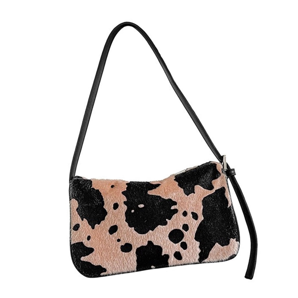 Aellinatey Trendy Shoulder Bag Small Clutches Purses Cow Print Slings ...