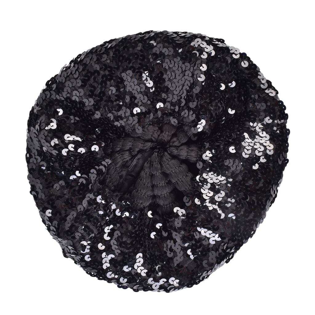 Aellinatey Vacation Beret Hat Bejeweled Disco Hat for Male Female ...