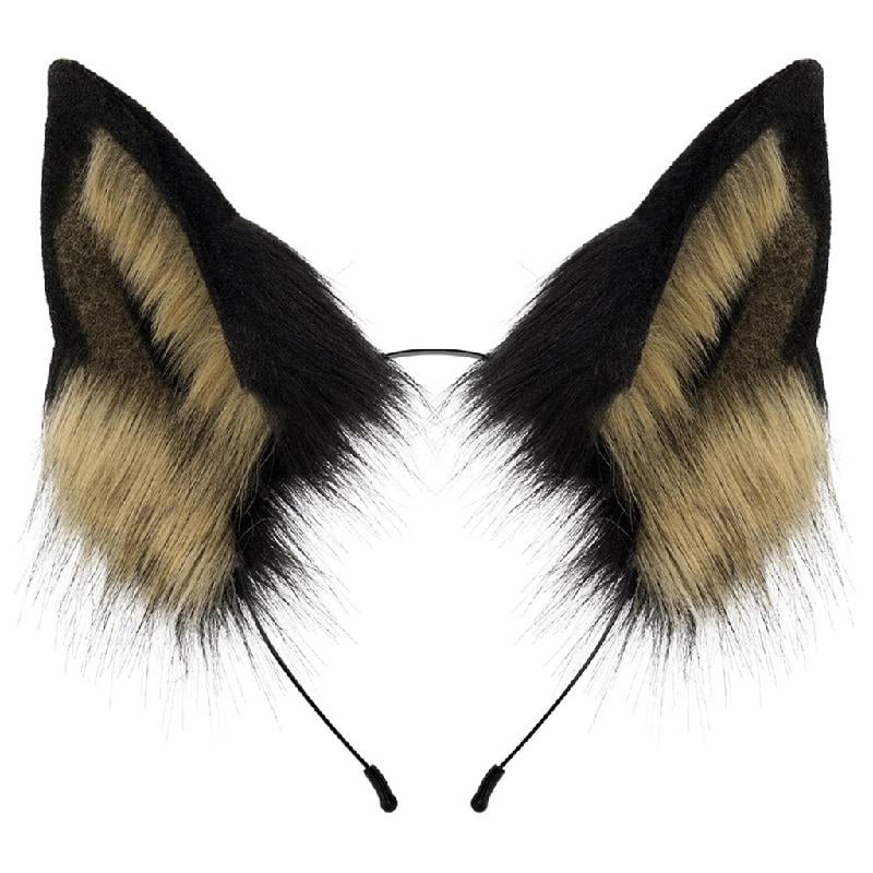 Aellinatey Wolf Dog Costume Accessories, Animal Ears Headband, Animal ...