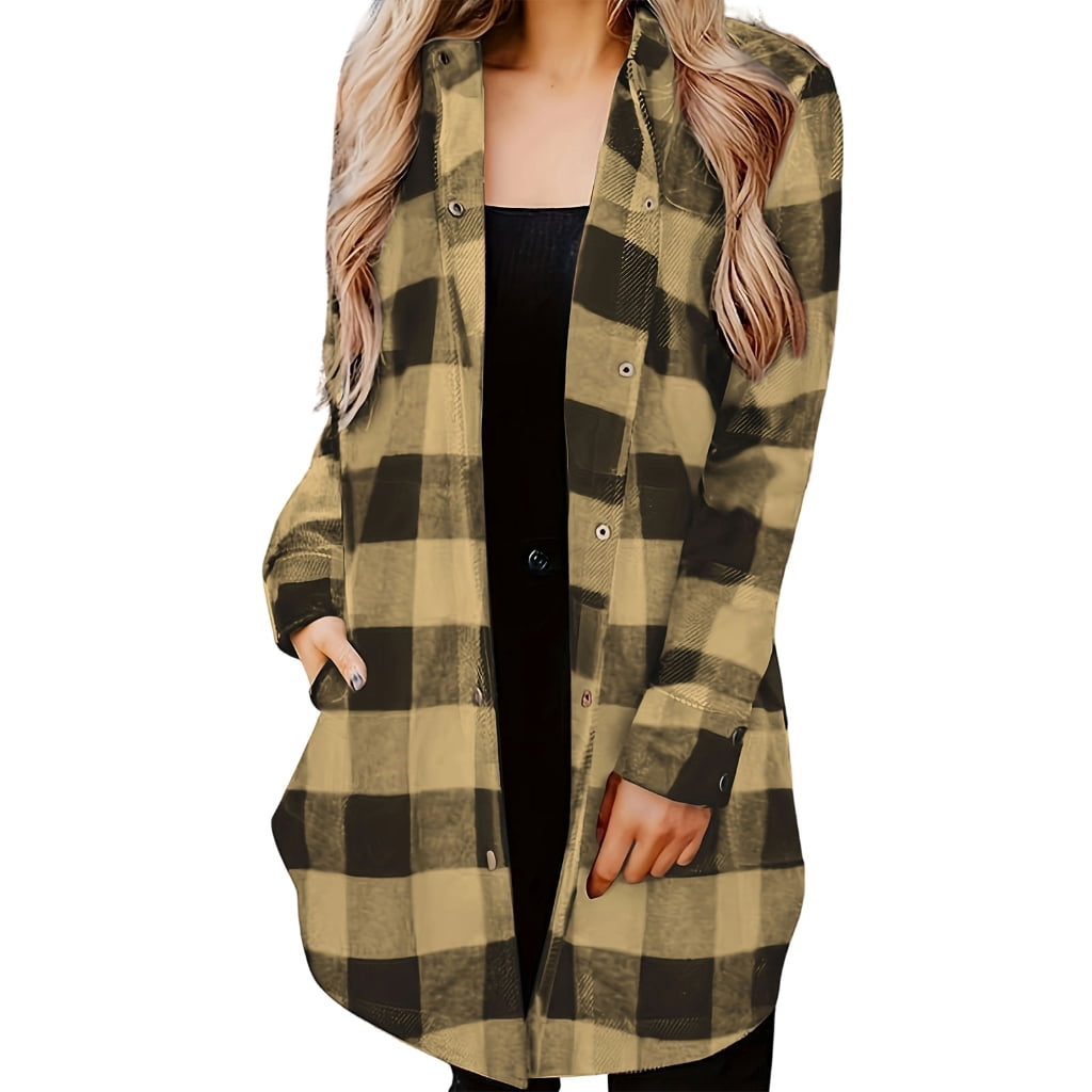 Aellinatey Women Button Down Shirts Oversized Lightweight Blouses Loose ...