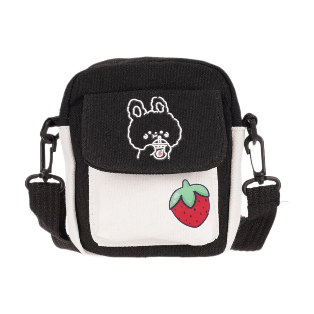Aellinatey Women Messenger Bag Cartoon Rabbit Printed Shoulder Bag ...