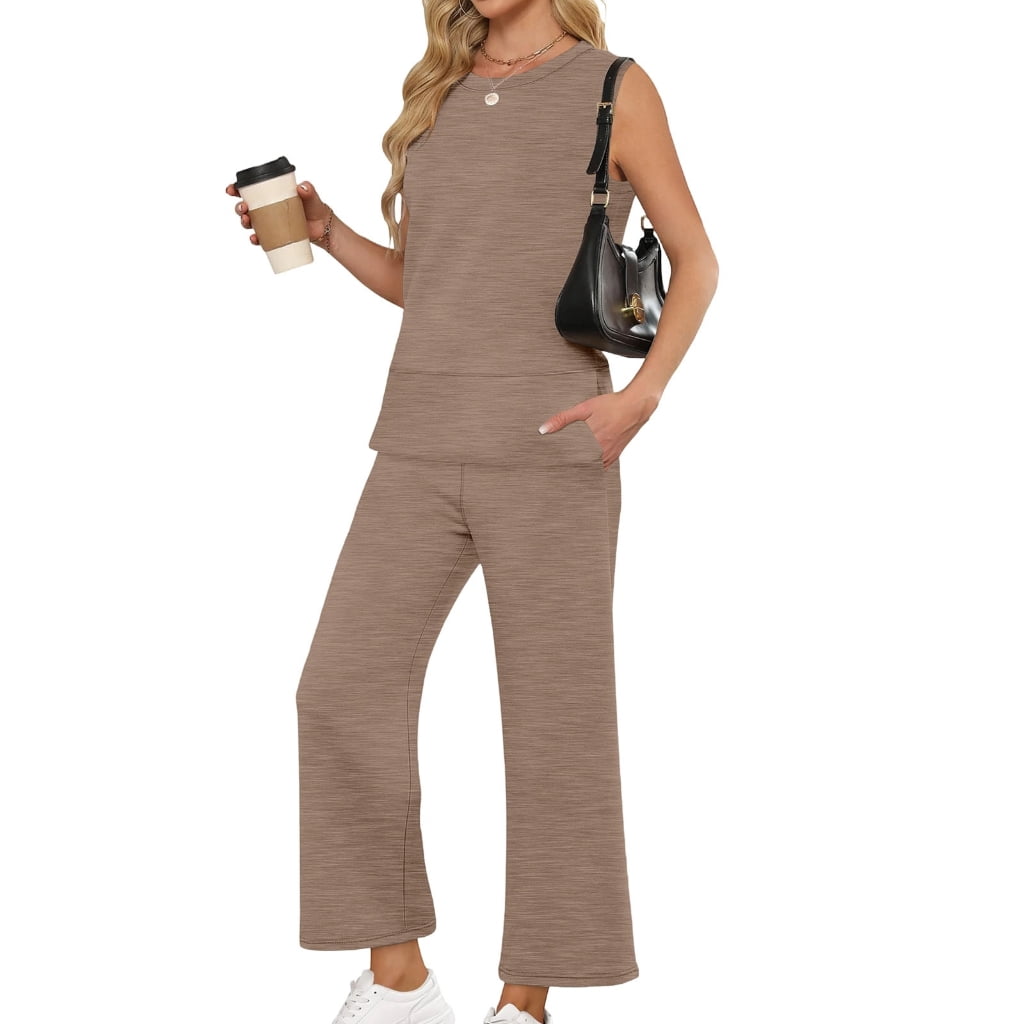 Aellinatey Women's 2 Piece Outfits Beach Vacation Clothes Fall Travel ...