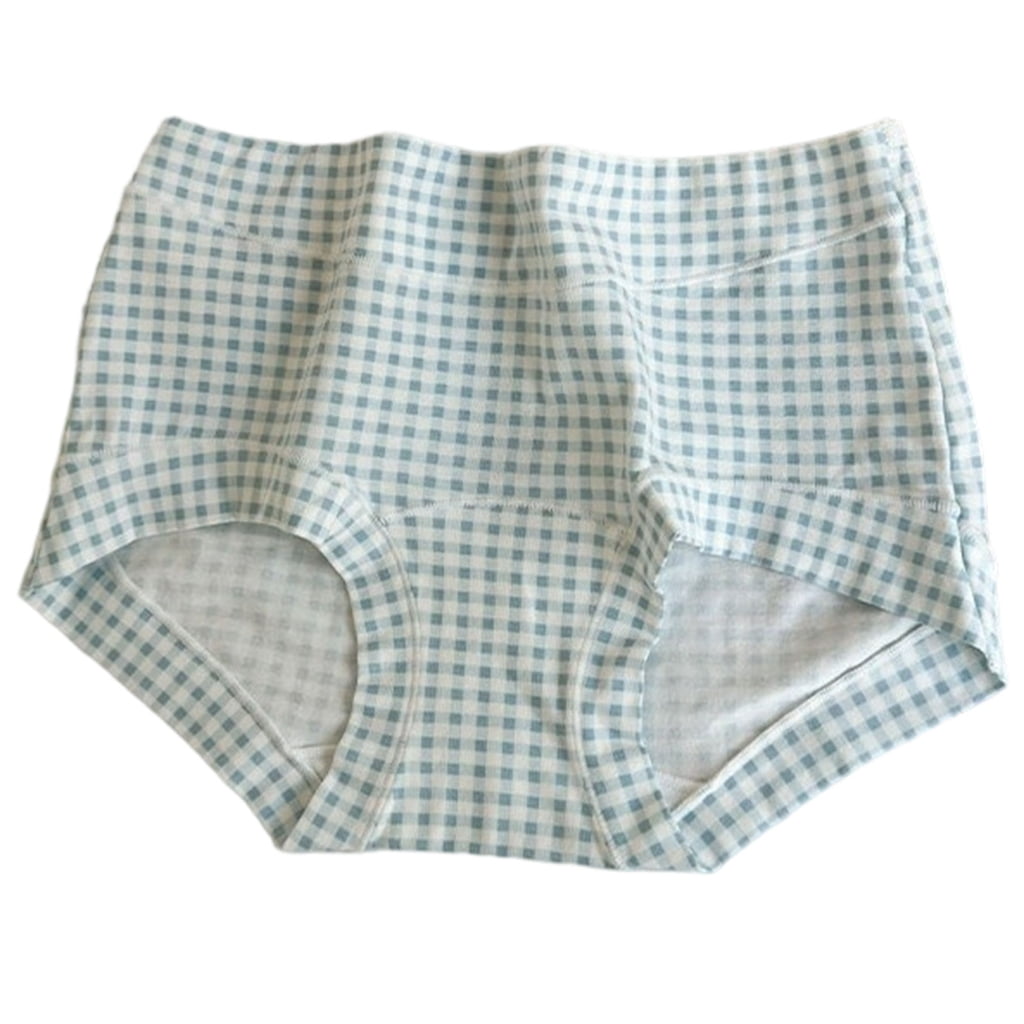 Aellinatey Women's Floral Pattern Cotton Briefs Middle Waist Boyshort ...