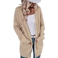 Aellinatey Women's Knitted Cardigan Sweater with Front Slits - Walmart.com