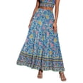 Aellinatey Women's long dress, fashionable bohemian , trendy floral A ...