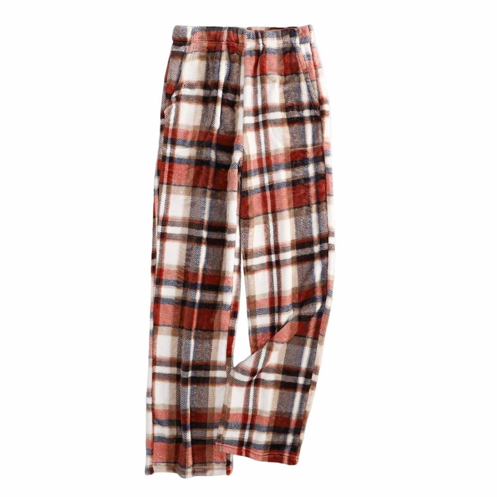 Aellinatey Women's soft and plush cute plaid pajama pants, comfortable ...