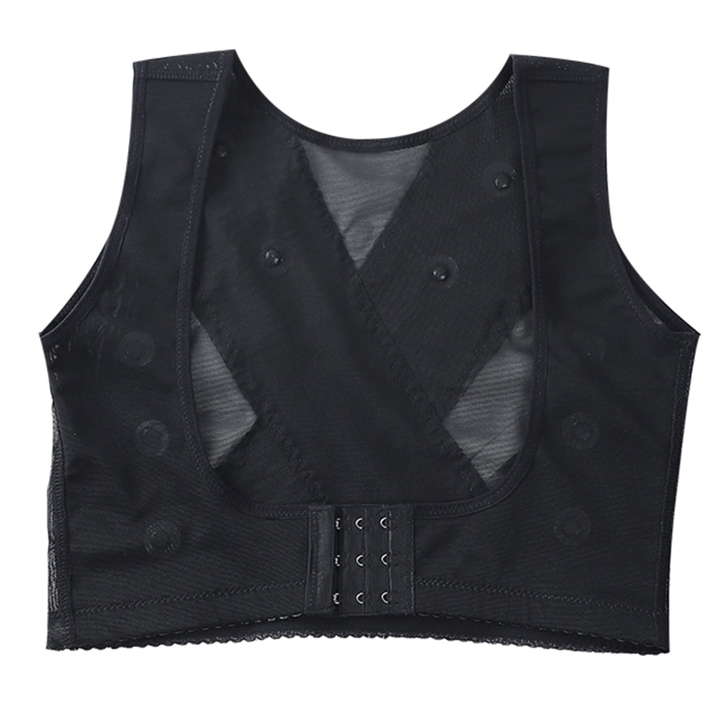 Aellinatey Womens Chest Brace Up Posture Corrector Shapewear Top ...