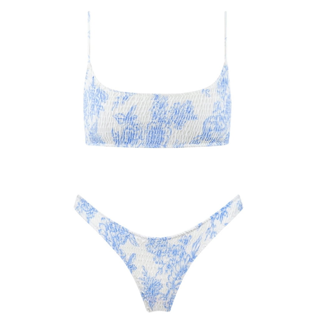 Aellinatey Womens High Cut Bikinis Sexy Beachwear Tube Top Slings ...