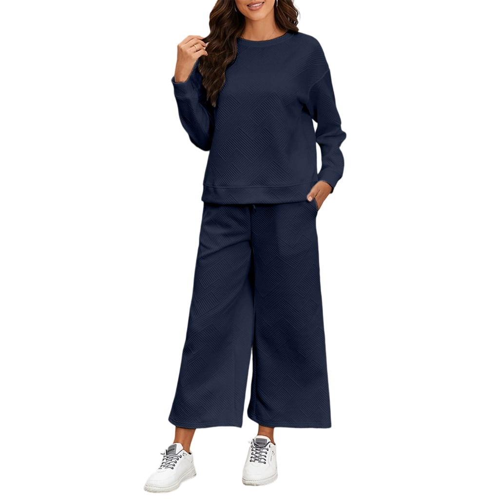 Aellinatey Womens Matching Sets Sweatsuit Sets Fall Fashion Clothes ...