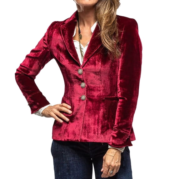 Aellinatey Womens Retro Coat Lightweight Cozy Button Outerwear Solid ...