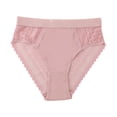 Aellinatey Womens Stretchable Ice Silk Thong Briefs With Cotton Gusset ...