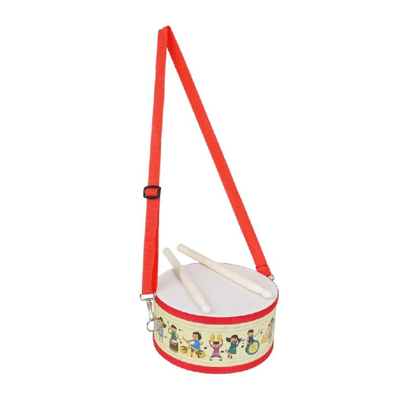 Aellinatey Wooden Drum Set with Shoulder Strap and Drumstick Double ...