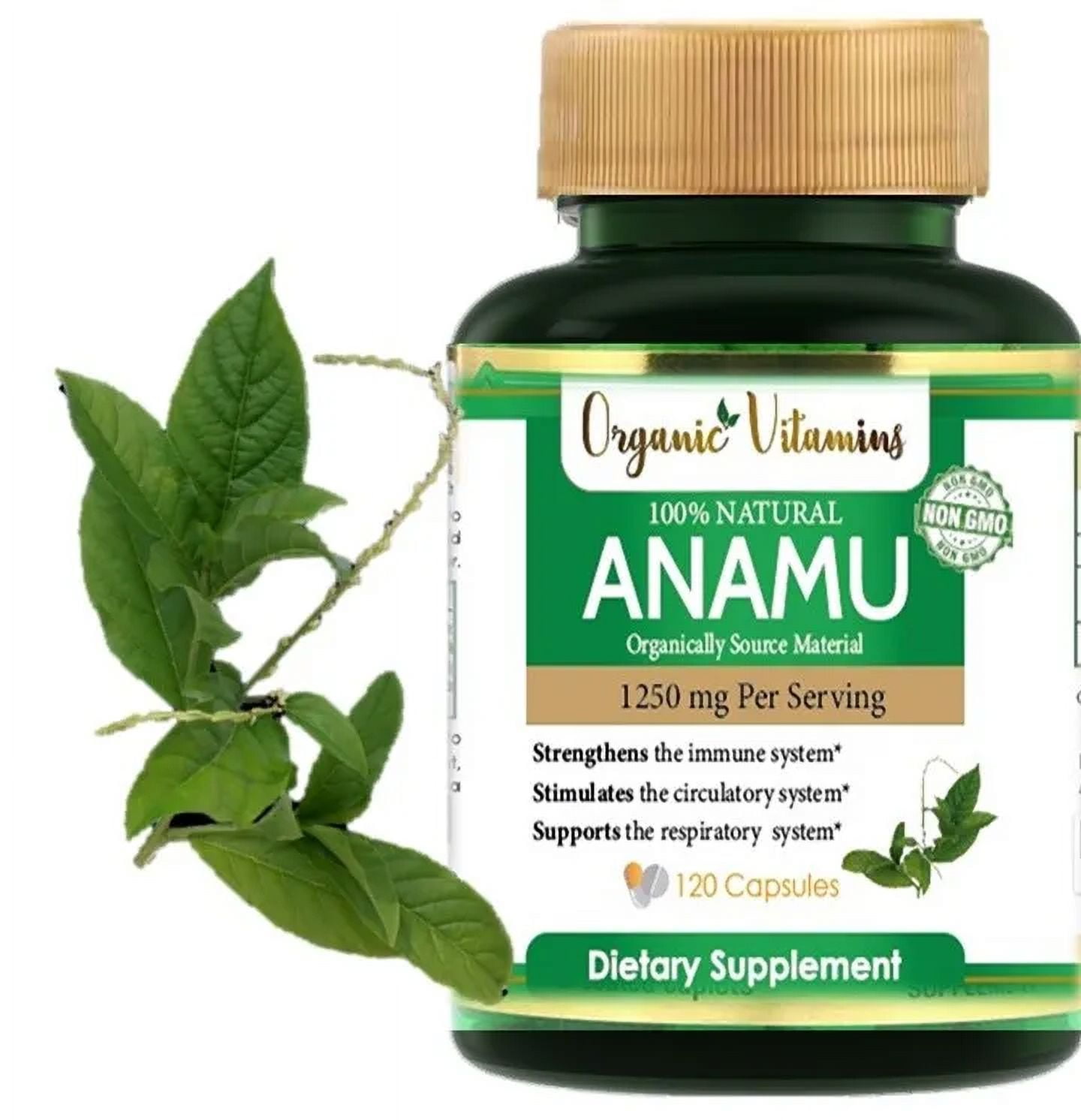 Aelona ANAMU 1250 mg 120 capsules LOW SUGAR CONTROL CIRCULATORY SYSTEM ...