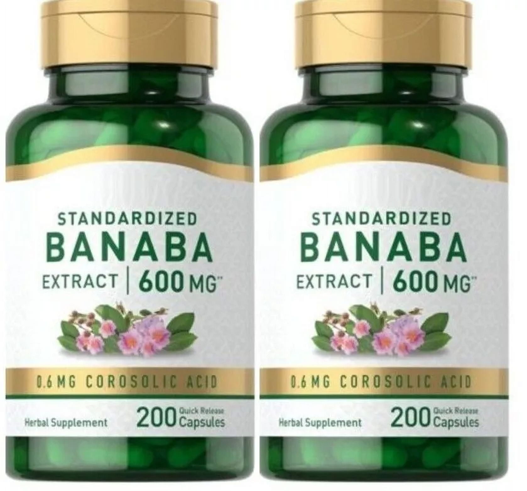 Aelona_Banaba_600mg_Leaf_Extract_2X200_Caps_Stand_Corosolic_Acid_0.6mg ...