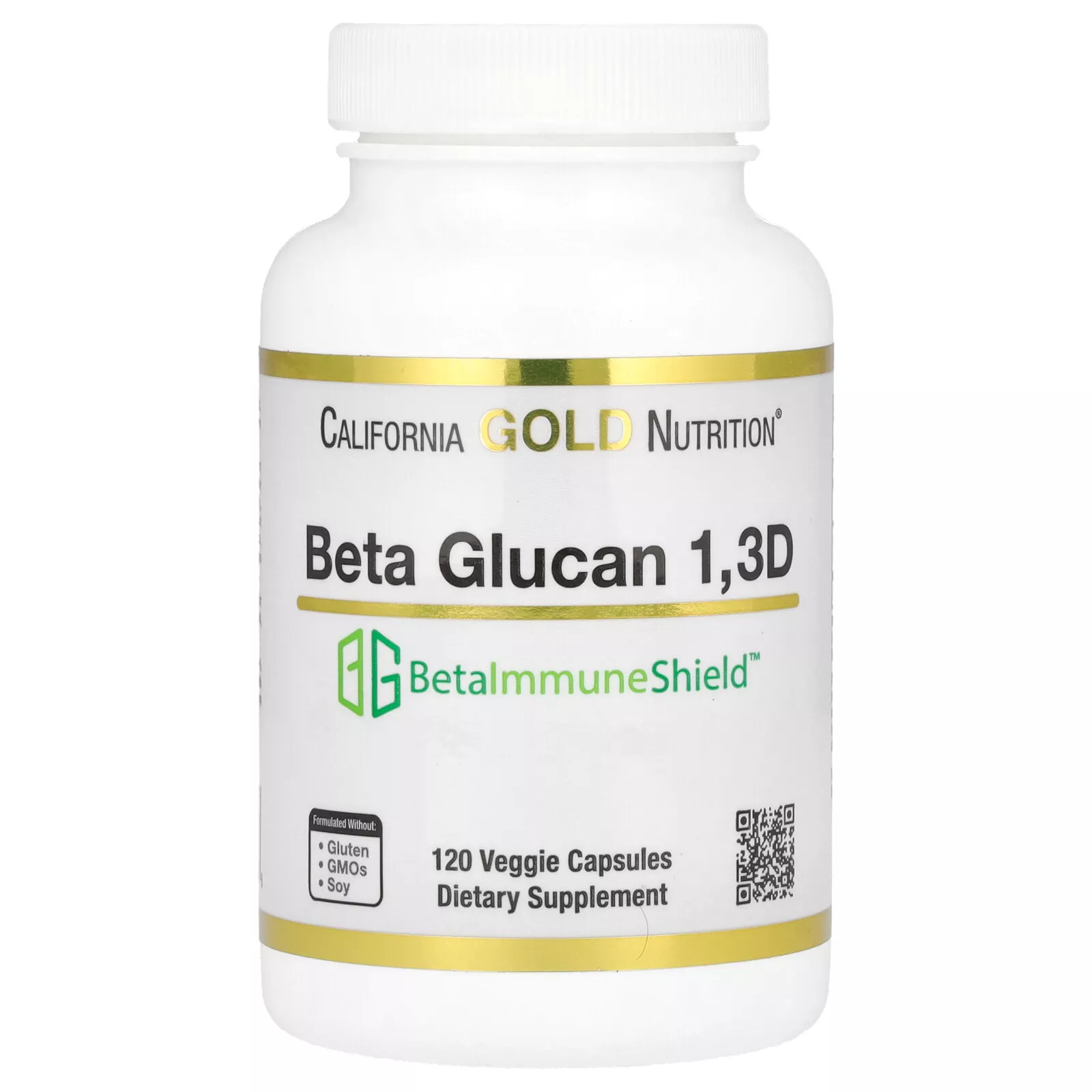 Aelona_Beta_Glucan_1,3D_with_BetaImmuneShield™,_125_mg,_120_Veggie ...