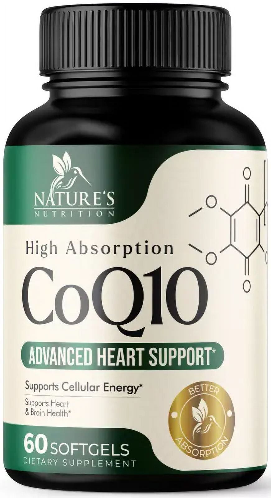 Aelona CoQ10 Coenzyme Q10 Heart Health Support Supplement - Walmart.com