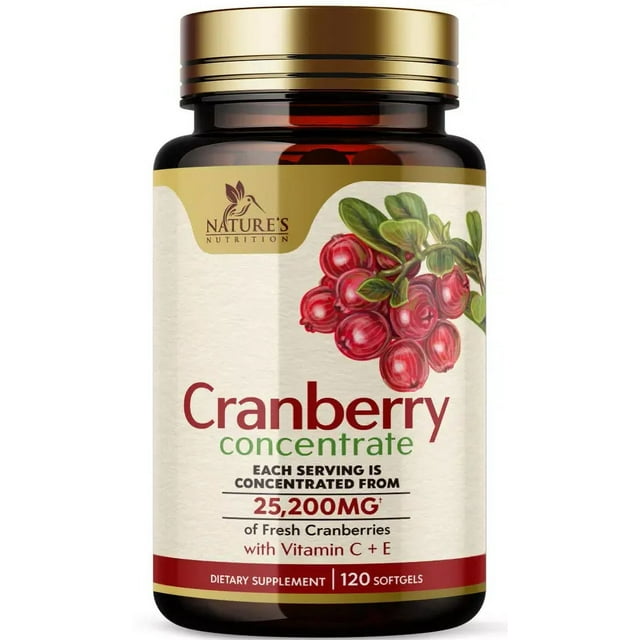 Aelona_Cranberry_Capsules_Pills_25,200mg_Supplement+Vitamin_C ...