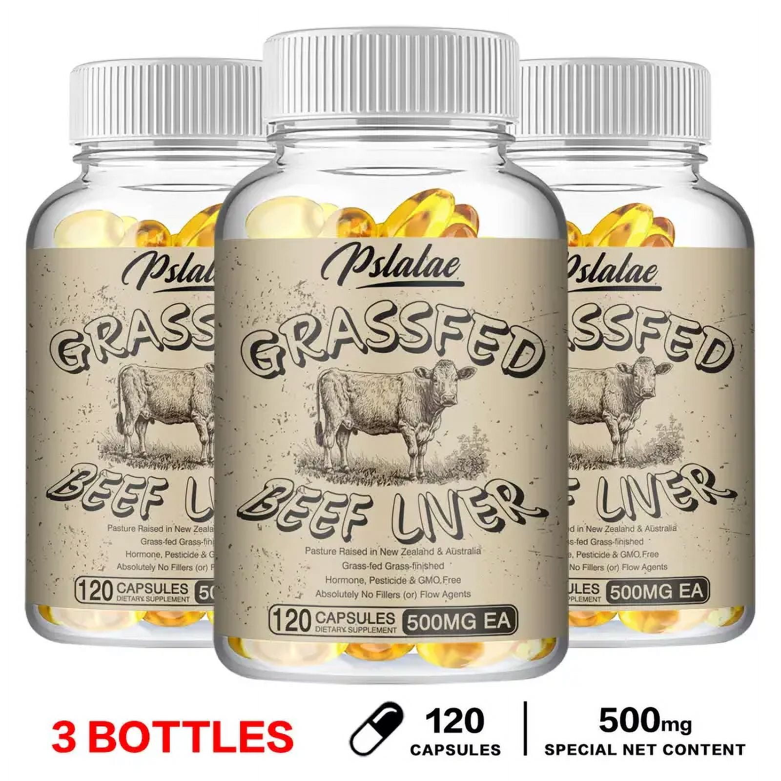 Aelona_Grassfed_Beef_Liver_500mg_-_Energy_Production,_Supports_Liver ...