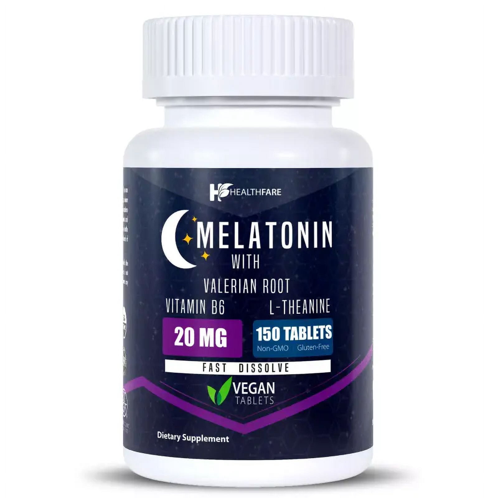 Aelona_Healthfare_Melatonin_20mg_150_Tabs_With_L-Theanine,_Valerian ...