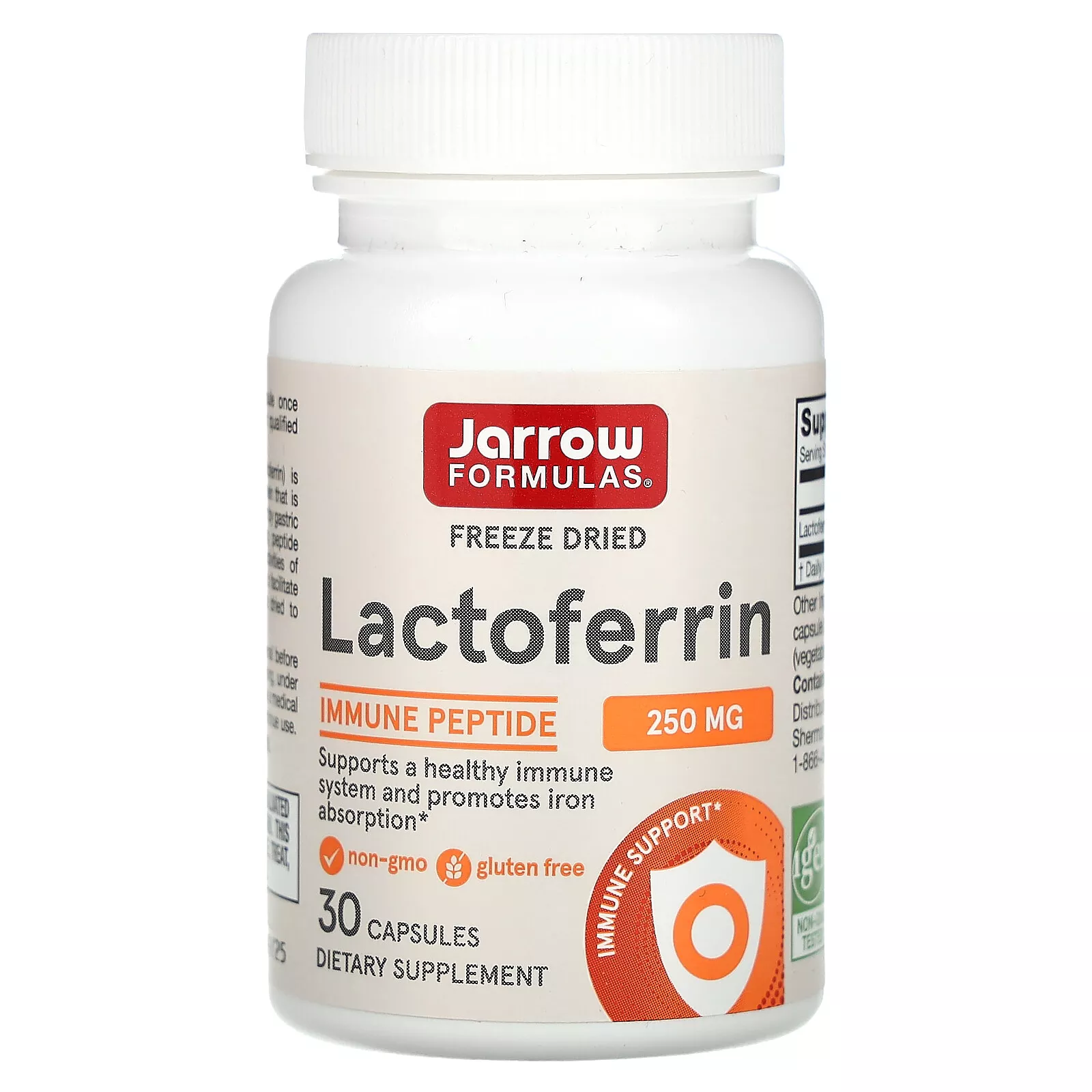 Aelona Lactoferrin, Freeze Dried, 250 mg, 30 Capsules | # Catalogs ...