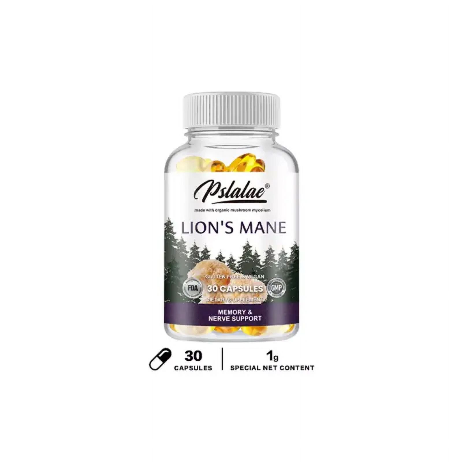 Aelona Lion's Mane 1000mg - Brain and Mood Support, Memory & Focus ...