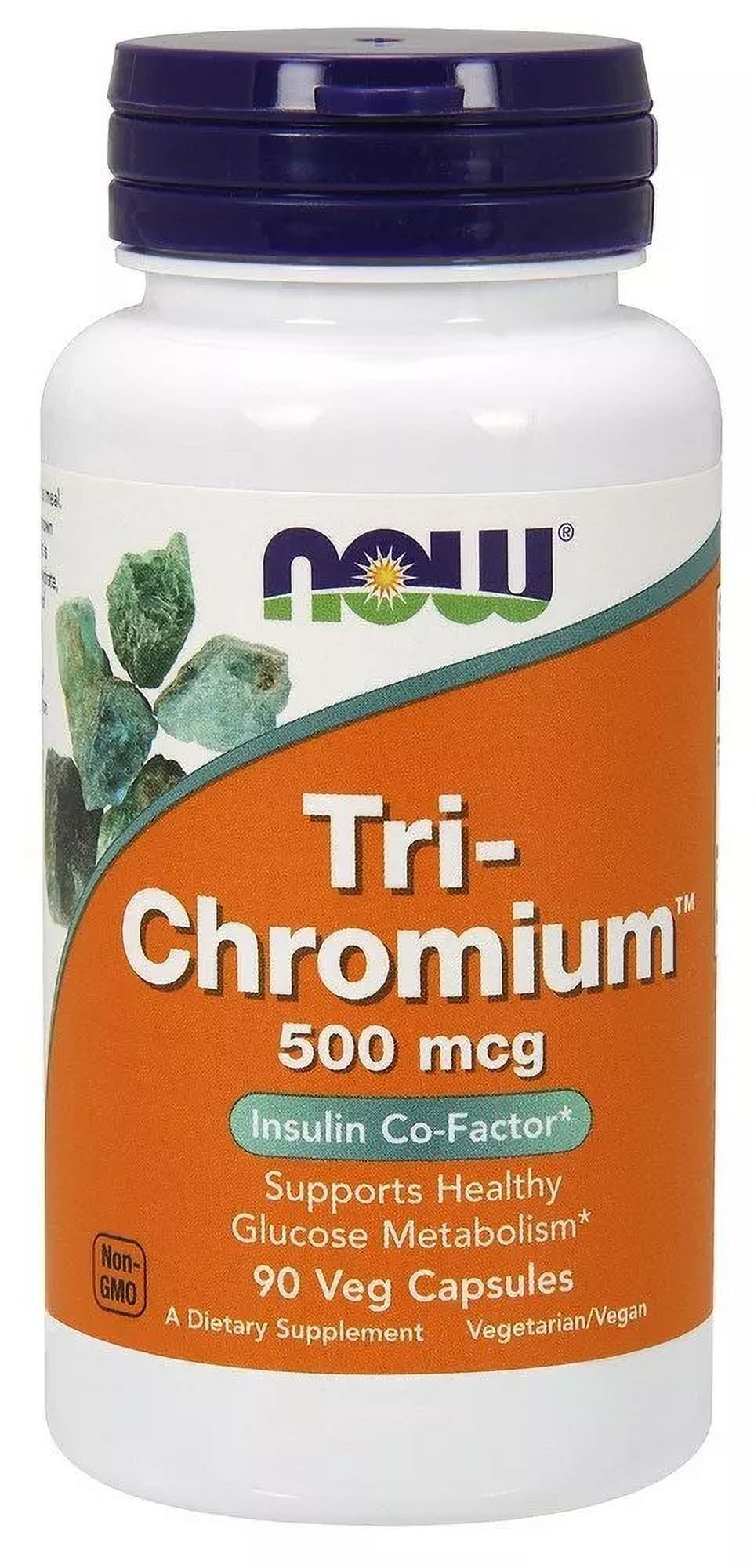Aelona_Now_Foods_Tri-Chromium_500cg+Cinnamon_90_VegCap_|_Catalog_2493 - Walmart.com