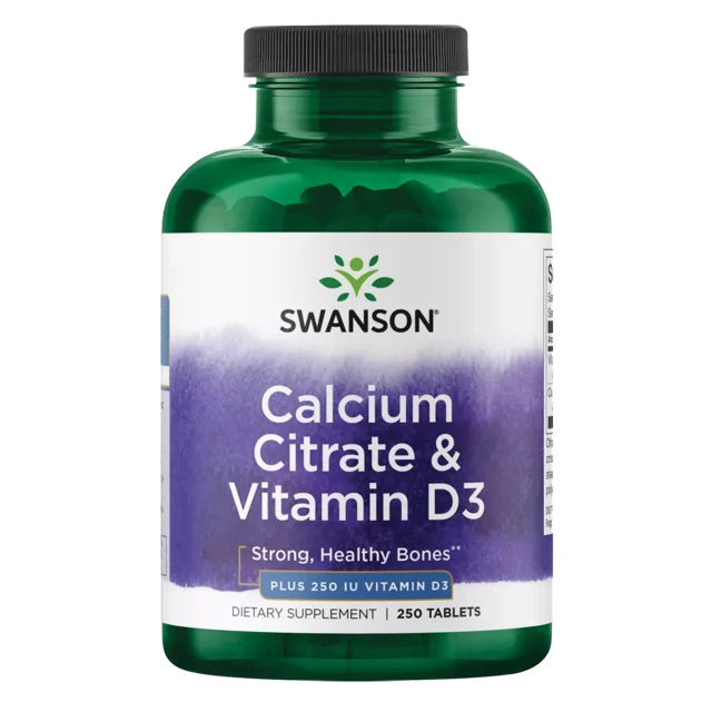 Aelona Swanson Calcium Citrate and Vitamin D 250 Tablets | # Catalogs ...