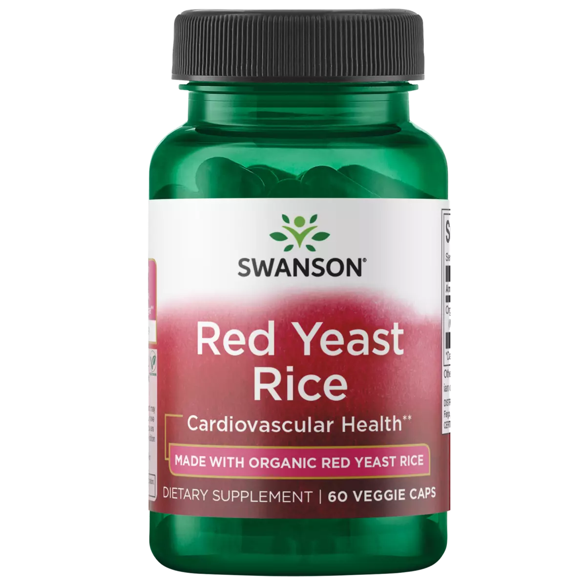 Aelona Swanson Red Yeast Rice made with Organic Red Yeast Rice 600 mg ...
