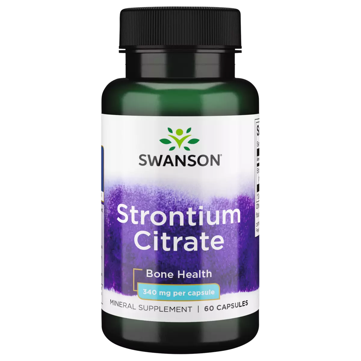 Aelona_Swanson_Strontium_Citrate_340_mg_60_Capsules_|_Catalog_7052 ...