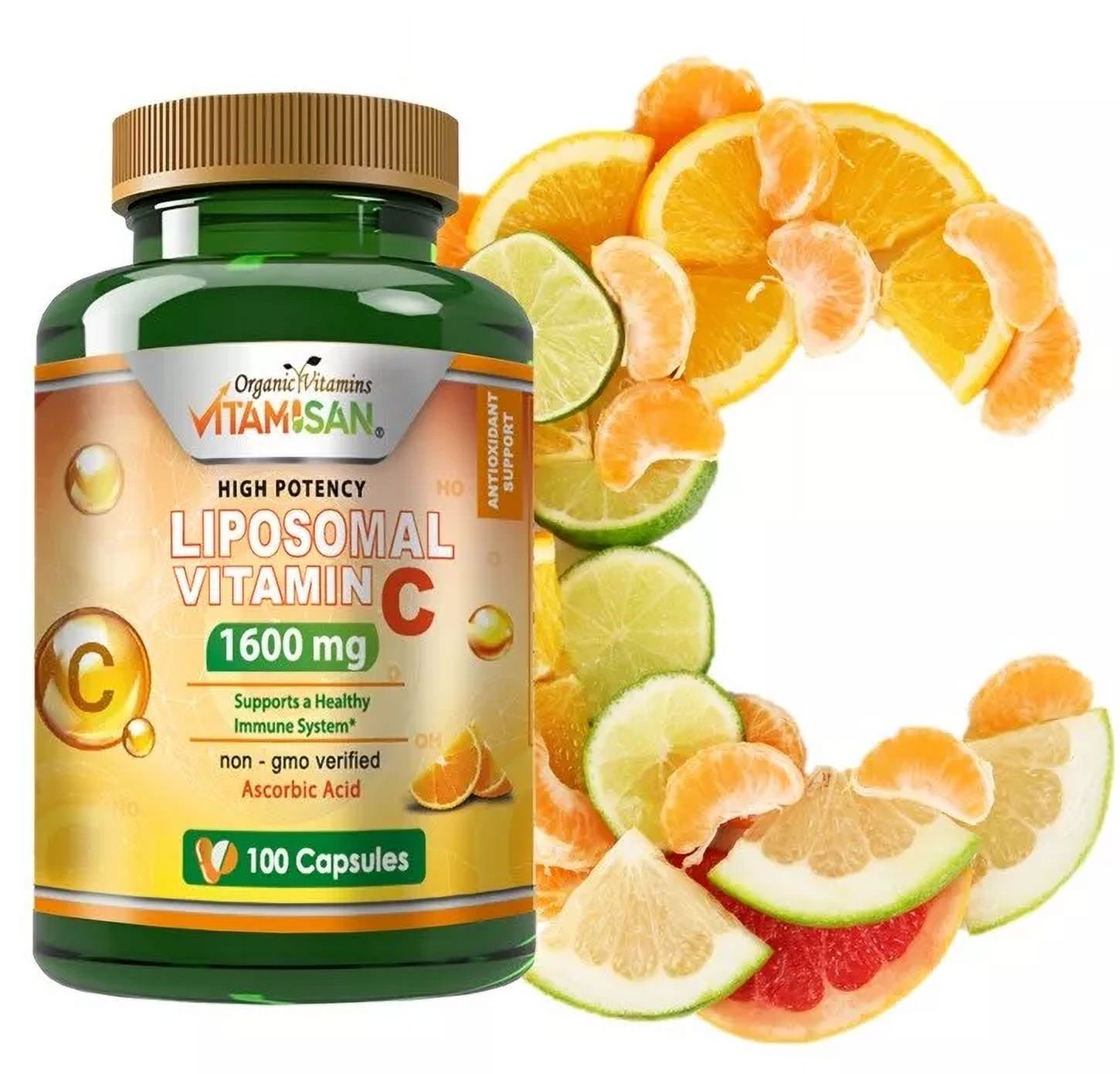 Aelona Vitamin C 1600mg - 100 tab Support Immune System vitamin C pure ...