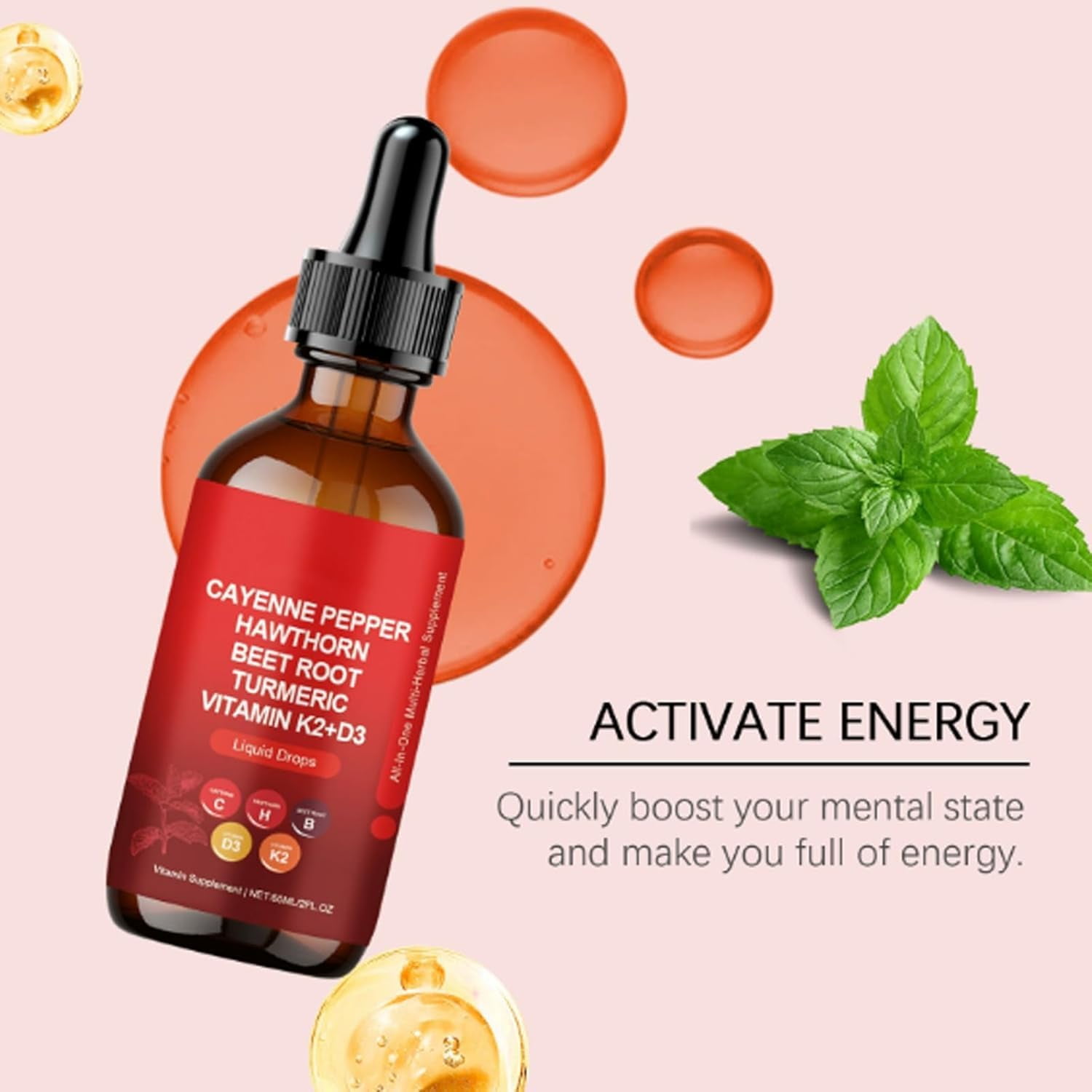 Aeluro Cayenne Pepper Extract, Aeluro Cayenne Drops, 60ml Cayenne Pepper Drops, Cayenne Pepper ...