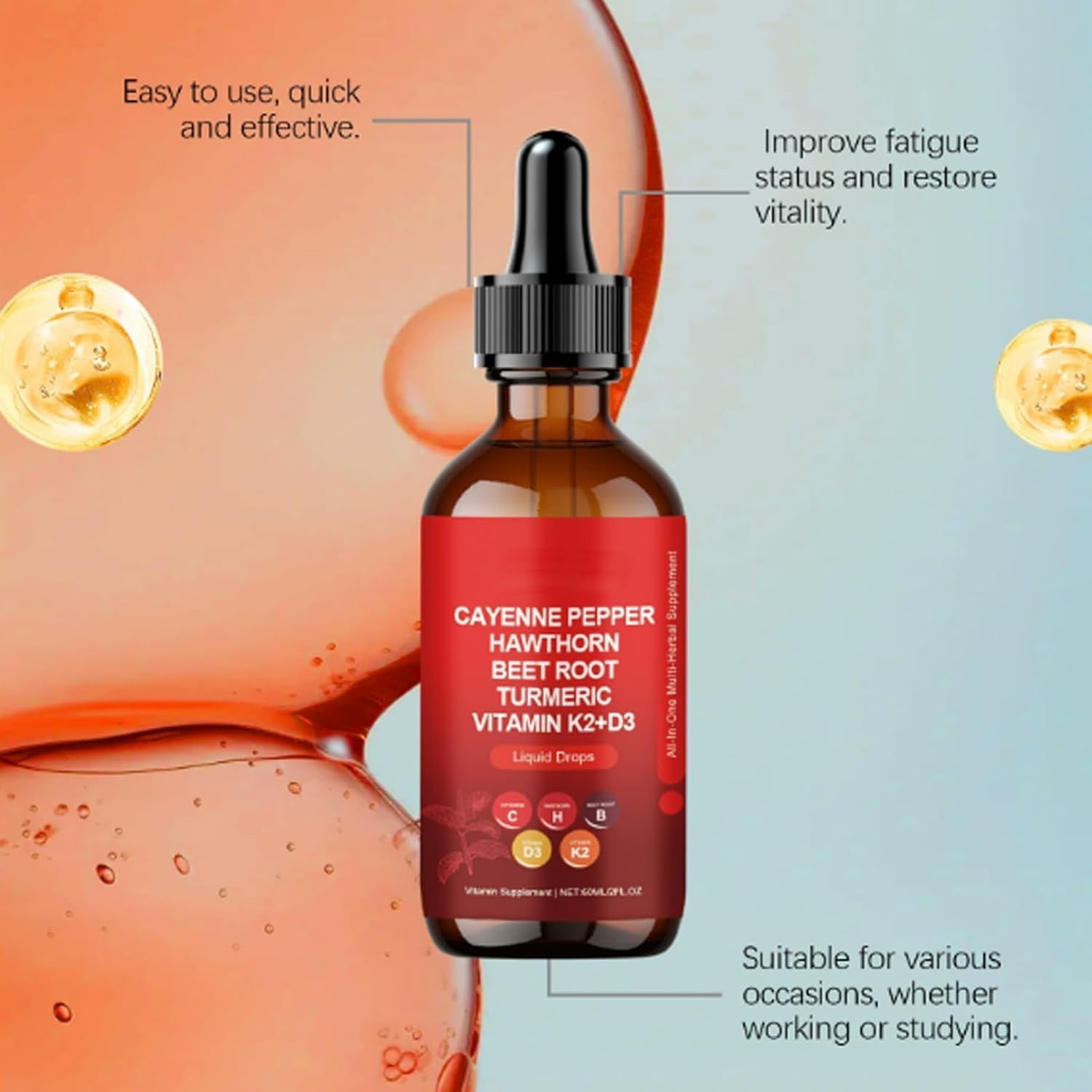 Aeluro Cayenne Pepper Extract, Aeluro Cayenne Drops, Cayenne Pepper Drops, Cayenne Pepper Liquid ...