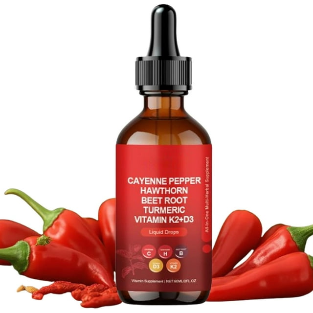 Aeluro Cayenne Pepper Extract, Aeluro Cayenne Drops, Cayenne Pepper Drops, Cayenne Pepper Liquid ...