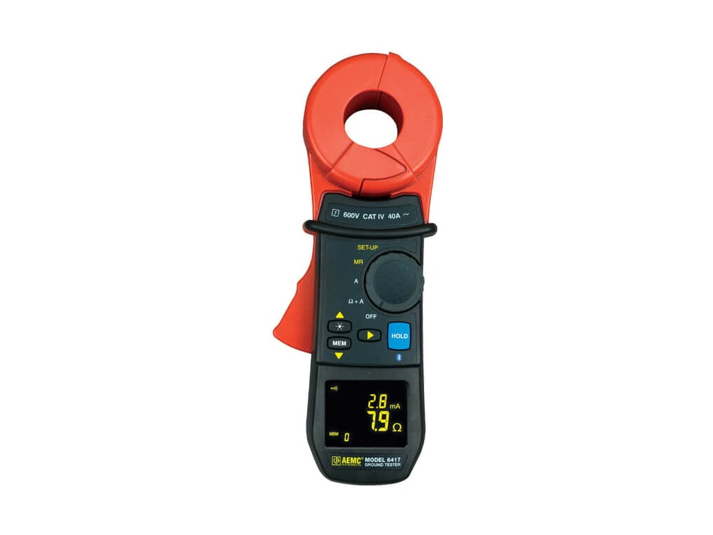 Aemc Instruments Digital Ground Resistance Clamp On Tester, Electric ...