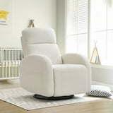 Aemeios Chenille Swivel Rocker Glider Manual Recliner Nursery Rocking ...