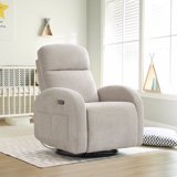 Aemeios Chenille Swivel Rocker Glider Power Recliner Nursery Rocking ...