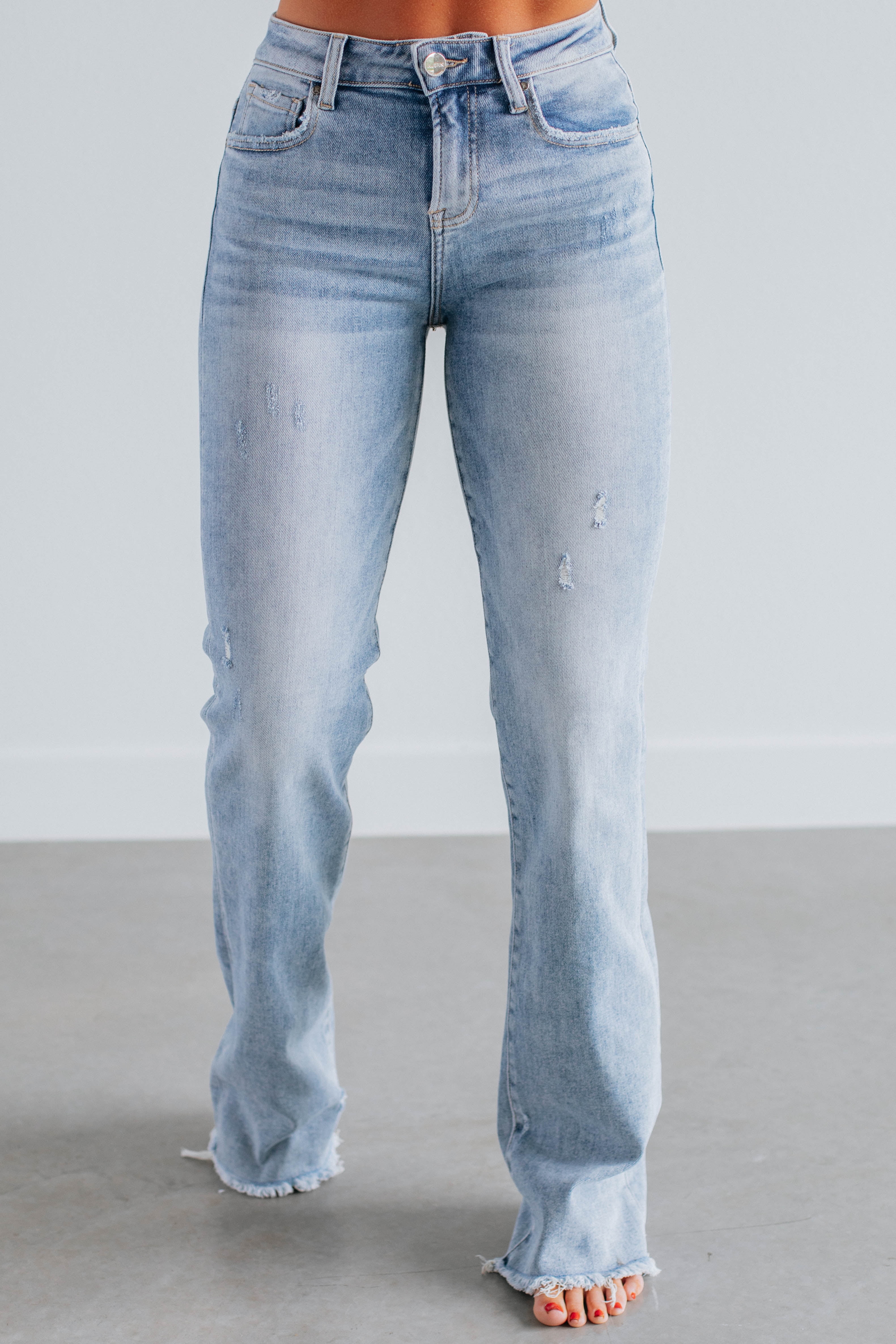 Aemi Risen Jeans - Light Wash - Walmart.com