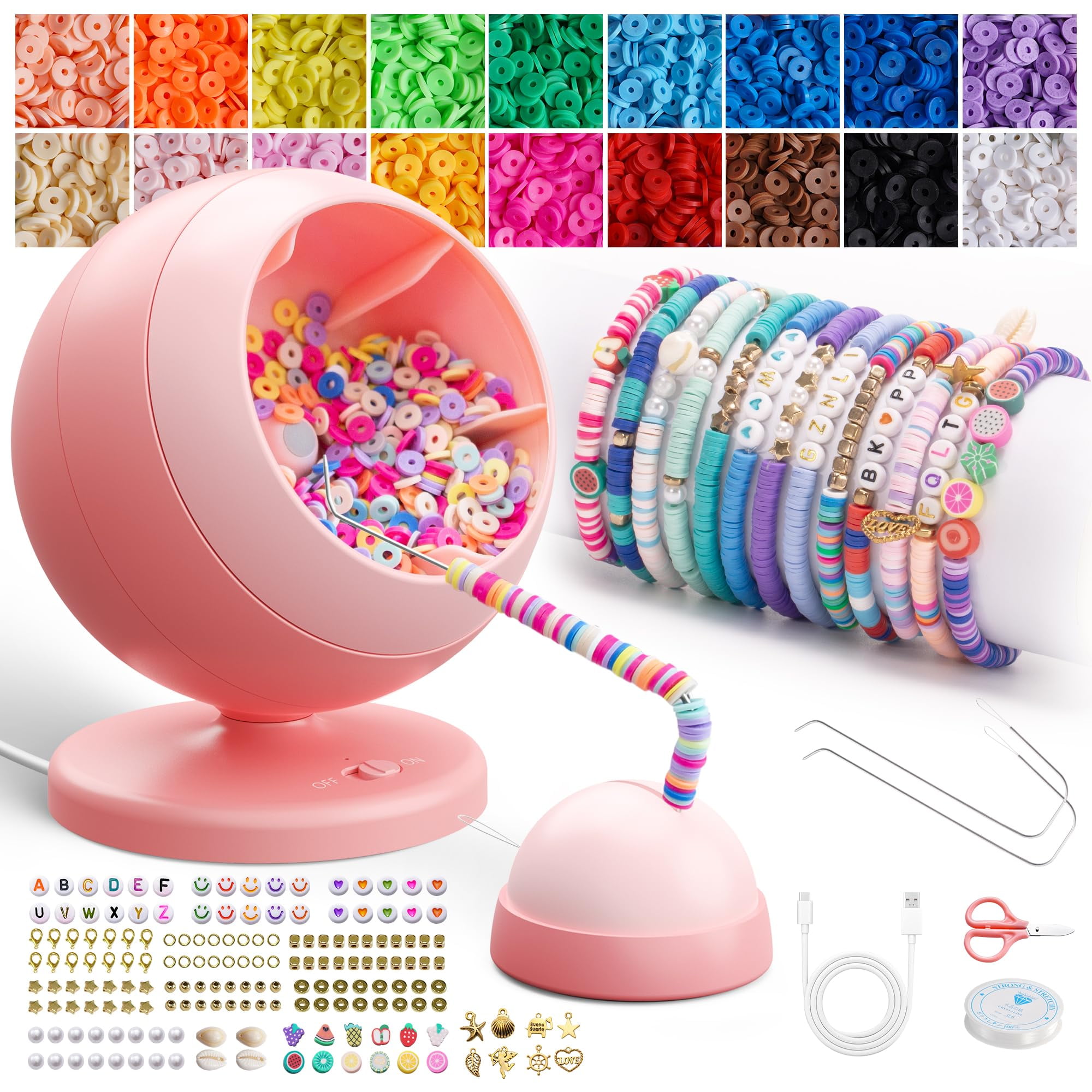 Aenebe Bead Spinner,Electric Beads Spinner for AIS1 Jewelry Making ...