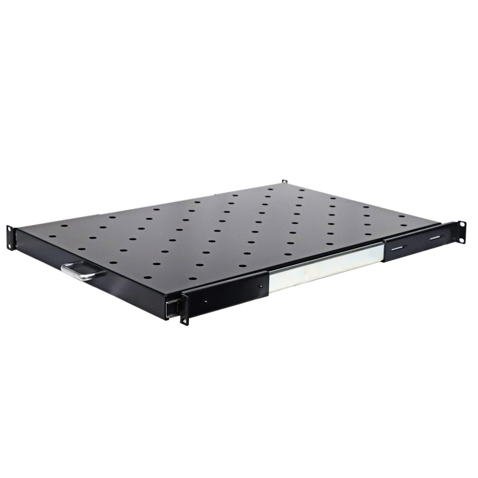 Aeons 1U 19-inch Sliding Rack Server Shelf Vented Sliding 4 Post Rack ...